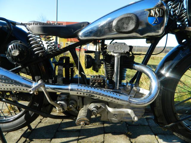 1936 NSU OSL D 201 4-stroke open valves, sports exhaust
